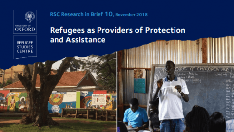 RSC Report: Refugees as Providers of Protection and Assistance ...
