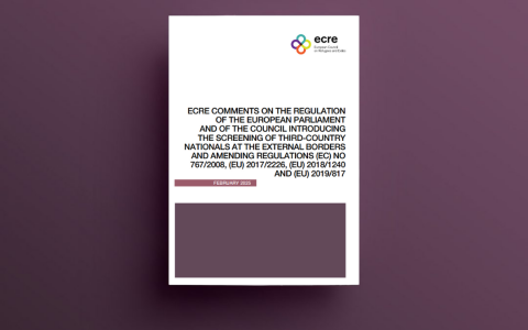 ECRE Comments Paper: Screening Regulation | European Council on ...