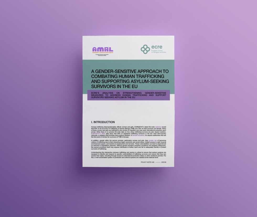 ECRE Policy Note: A Gender-sensitive Approach to Combating Human ...